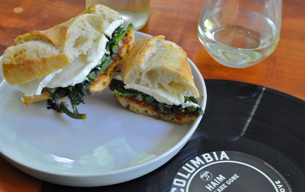 Nduja, Fresh Mozzarella and Broccoli Rabe Sandwich & Days Are Gone ...